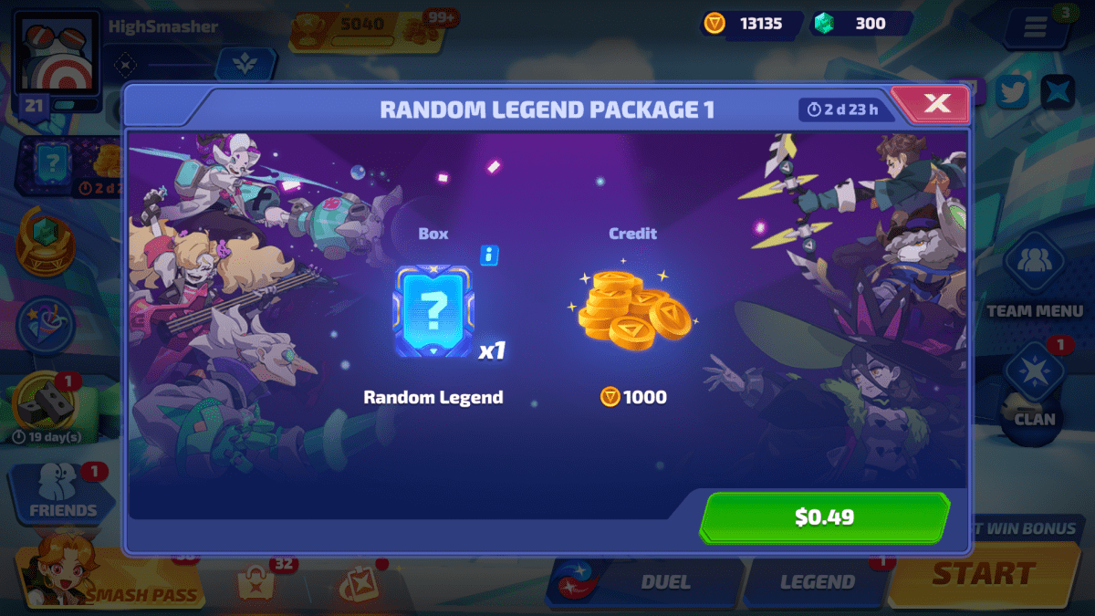 SMASH LEGENDS | 9/12(Tue) Update Notes